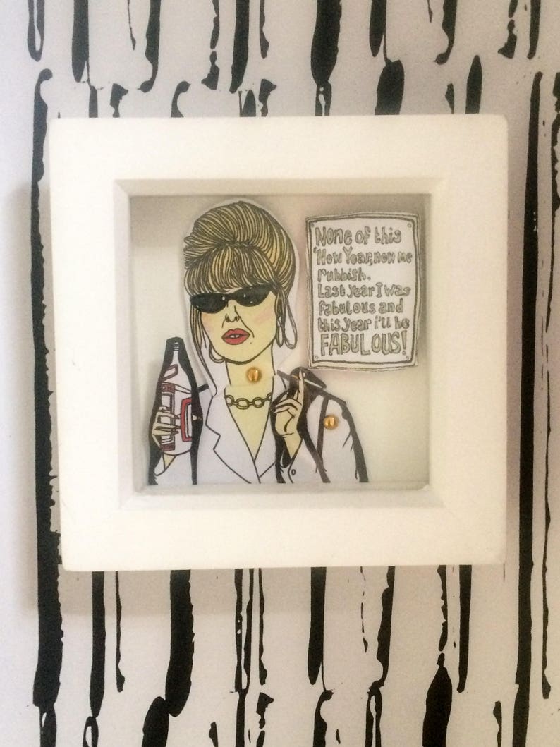 Patsy Stone Print Absolutely Fabulous Print Framed Patsy - Etsy