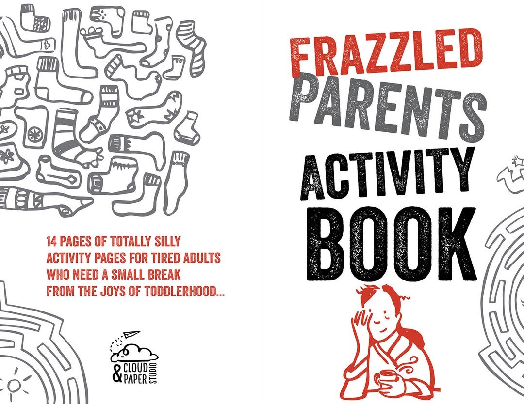 Frazzled Parents Activity Book - Etsy