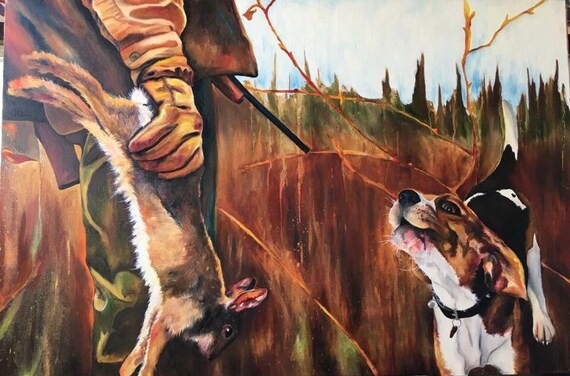 Vintage Rabbit Hunting