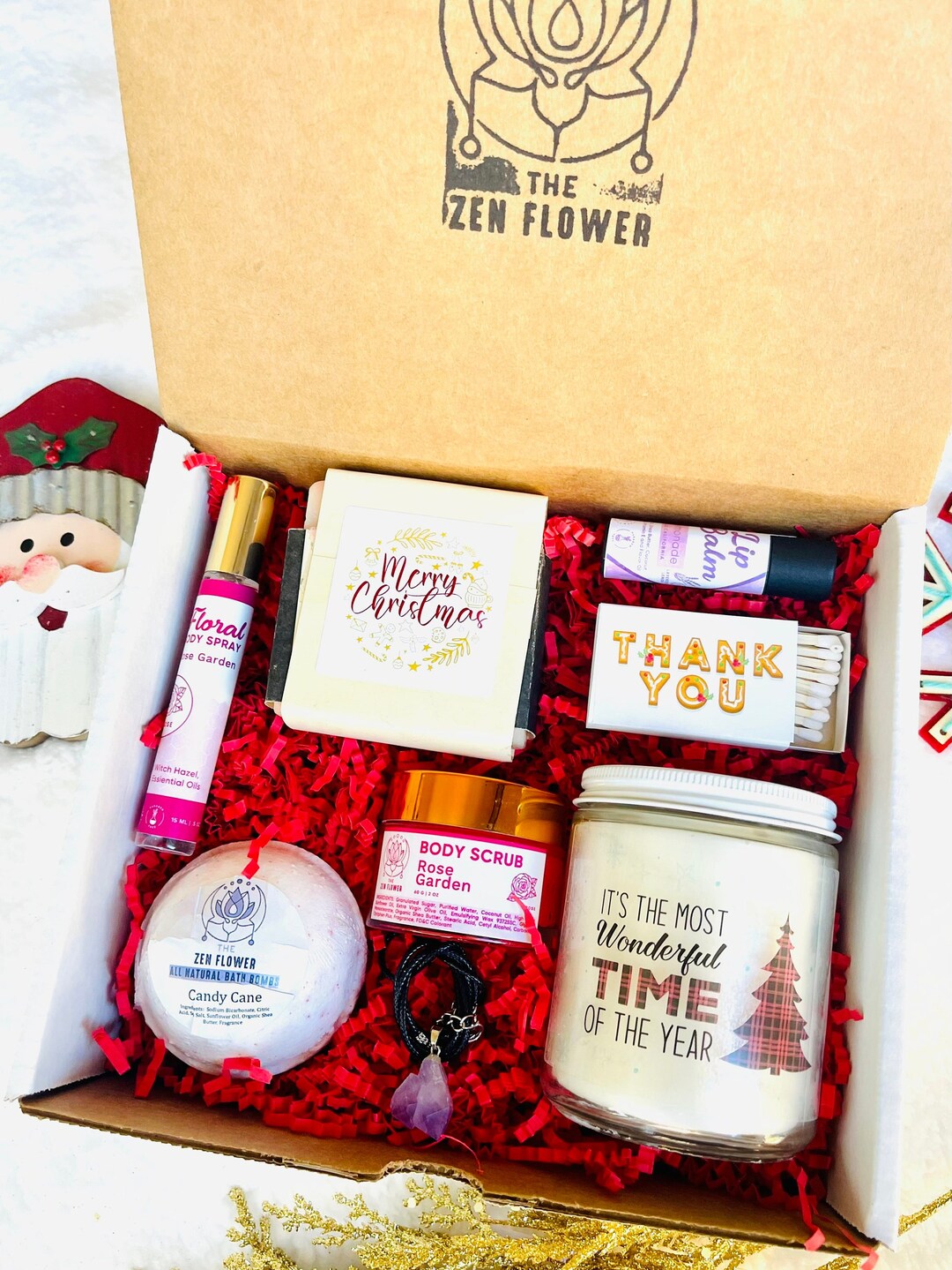 Merry Christmas Spa Gift Set Christmas Gift Box Holiday Gift for ...