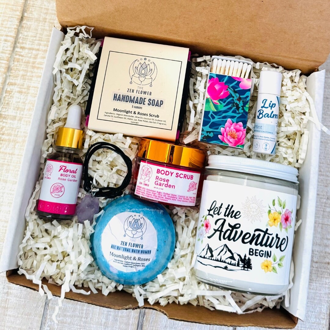New Job Gift Box, Let the Adventures Begin, Congratulations Gift Basket ...