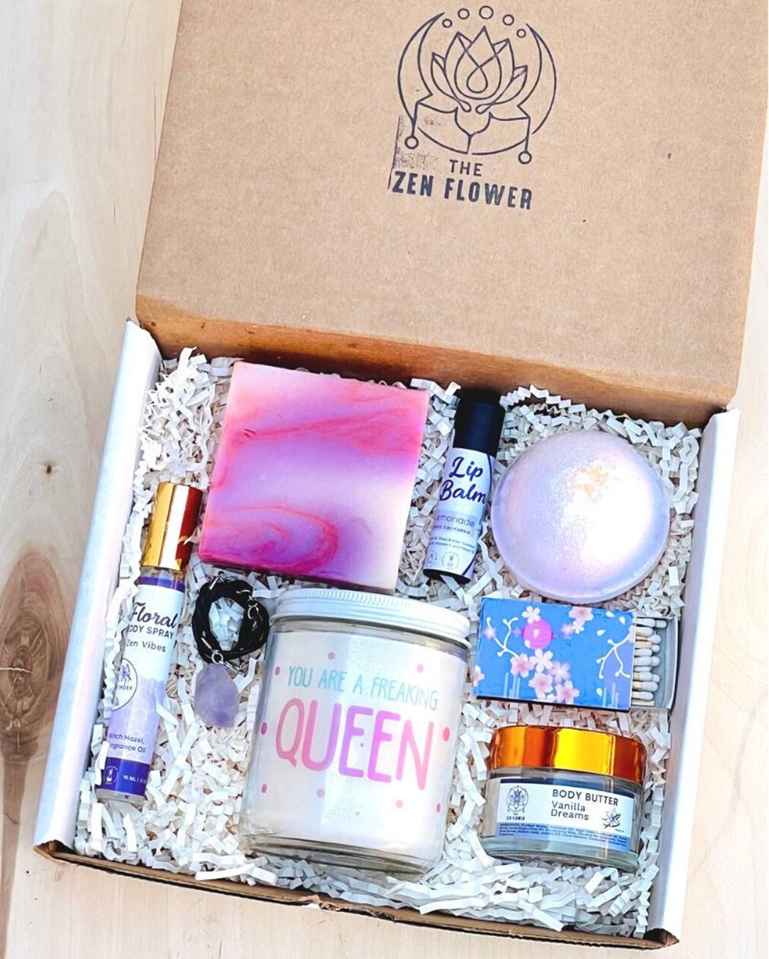 You Are a Freaking Queen , Encouragement Gift Box, You Are Loved Gift ...