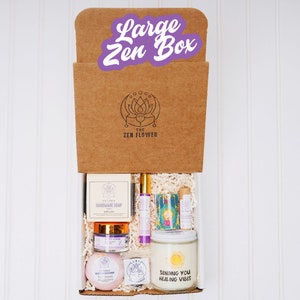 Zen Af Spa Box , Natural Spa Box Self Care Kit Gift , Relax Spa Day ...