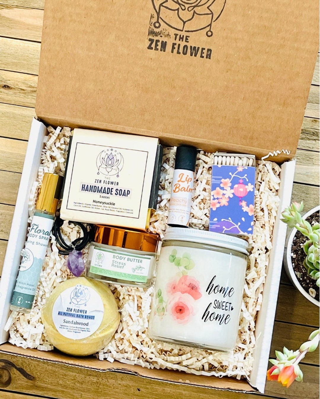 Self Care Spa Gift Box Relaxation Gift Box Bath Bomb Set - Etsy