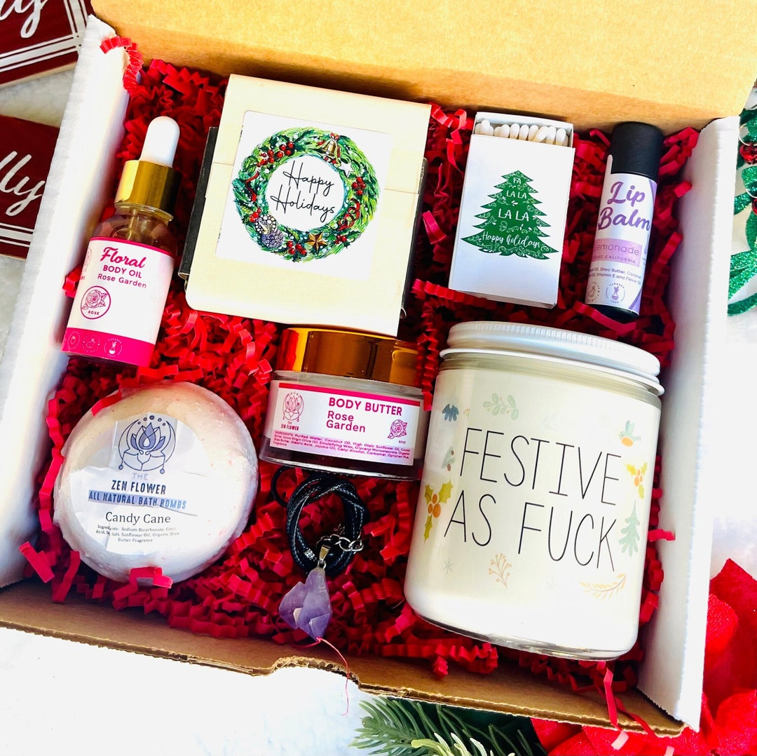 Christmas Gift Box: Christmas Gift Box Set Friendship Gift - Etsy