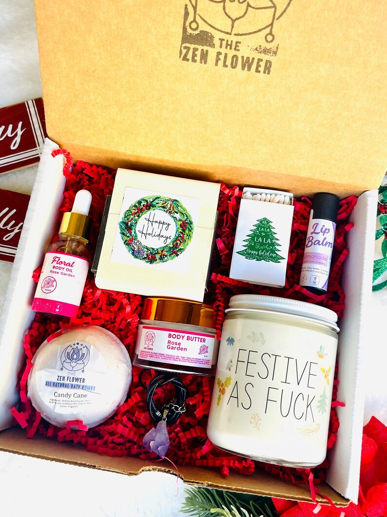 Christmas Gift Box: Christmas Gift Box Set Friendship Gift - Etsy