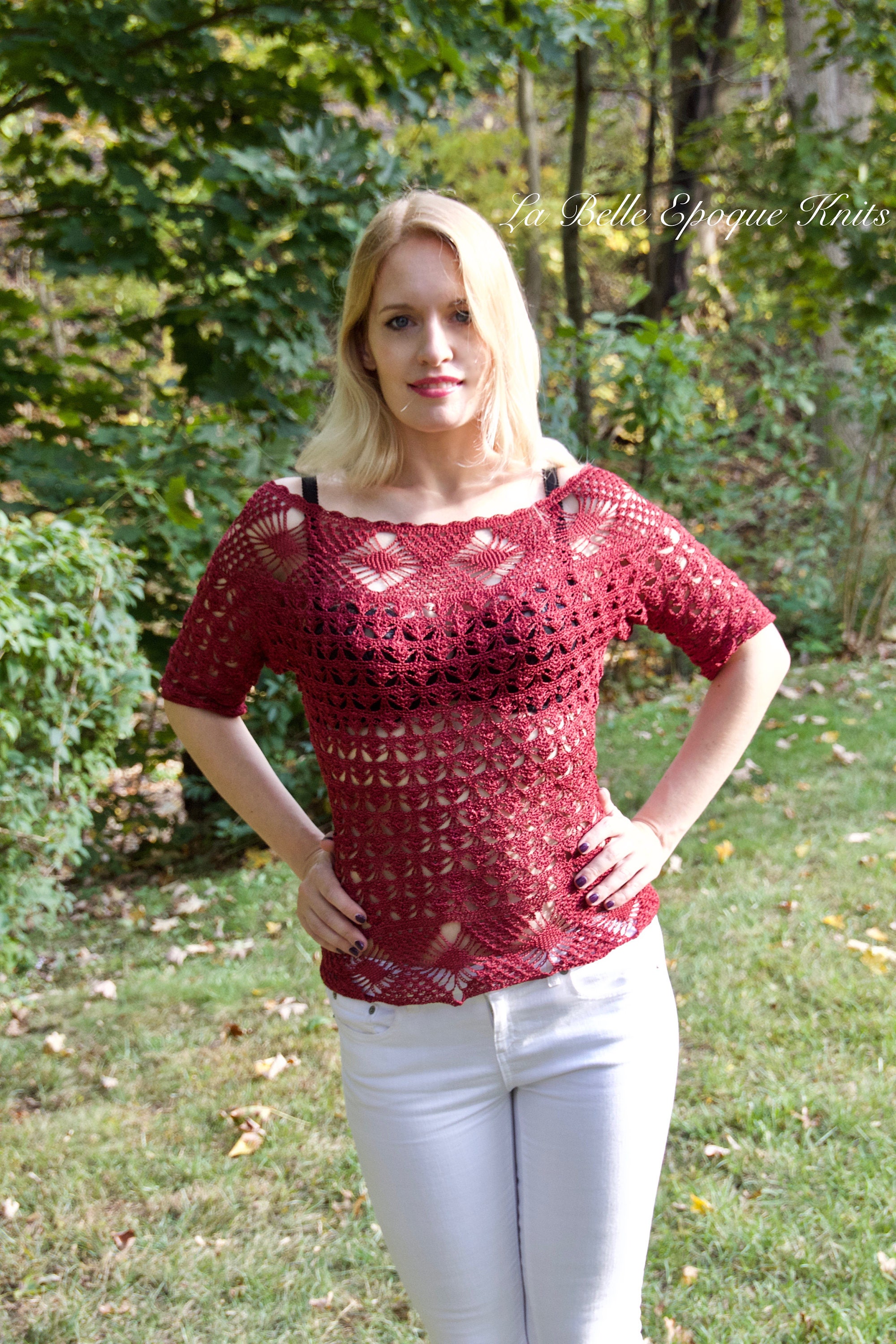On Trend Crochet Top, Summer Crochet Top, Crochet Fashion Top, Handmade ...