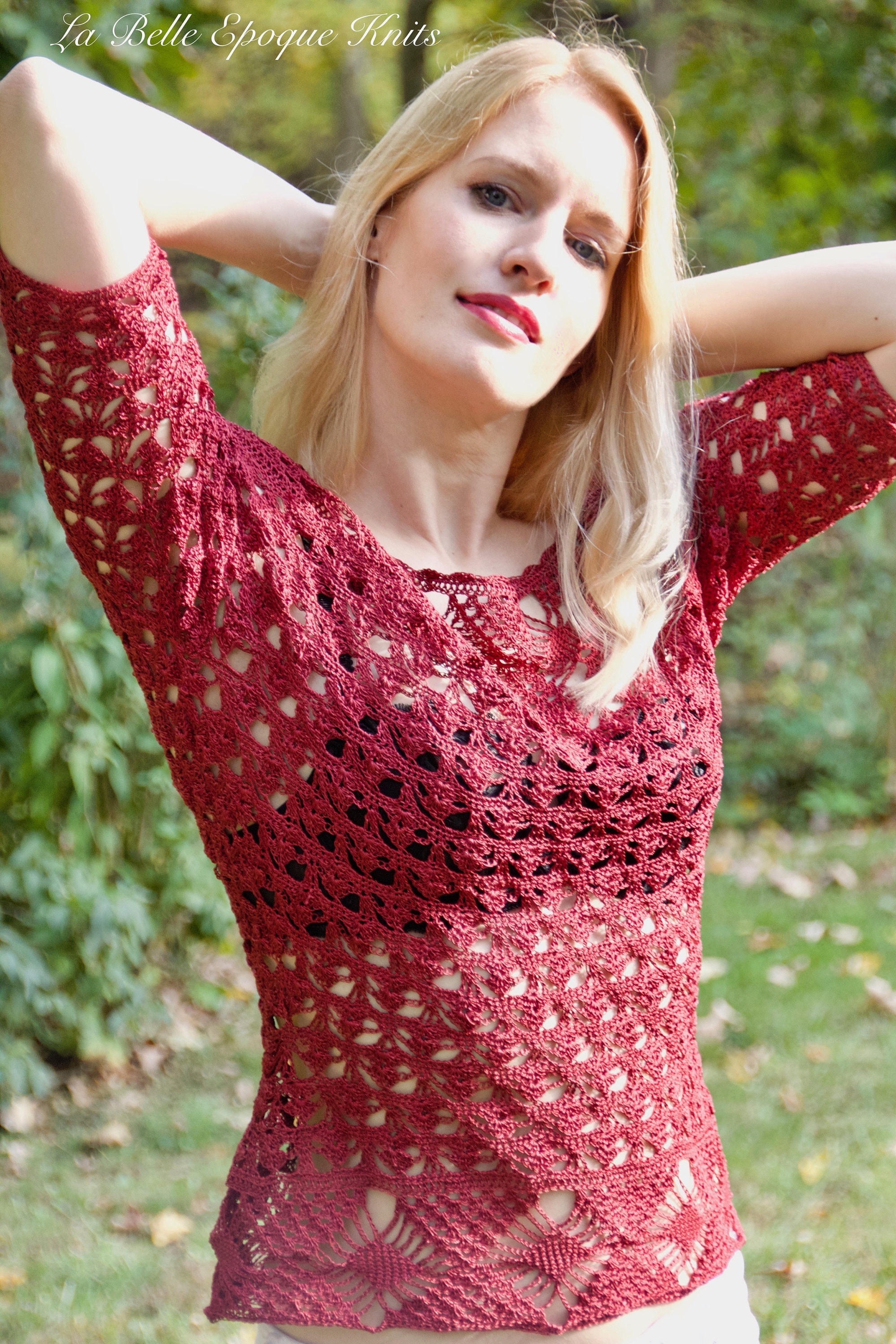 On Trend Crochet Top, Summer Crochet Top, Crochet Fashion Top, Handmade ...