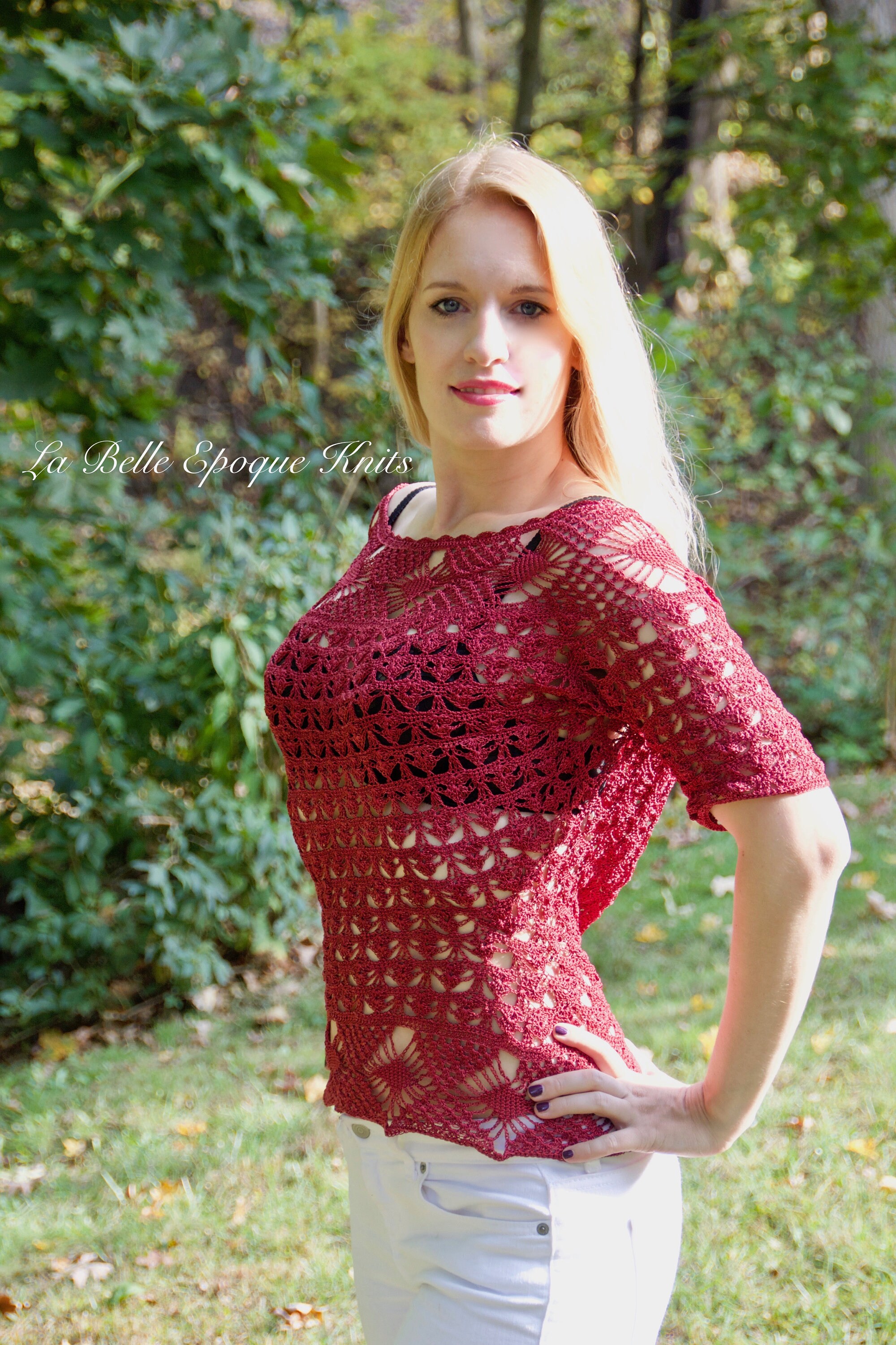 On Trend Crochet Top, Summer Crochet Top, Crochet Fashion Top, Handmade ...