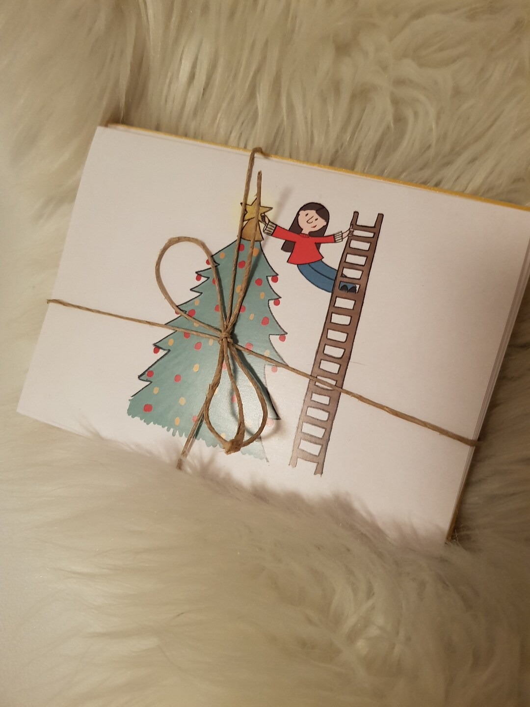 Chirstmas Card/christmas Card per 10 Ex. - Etsy UK