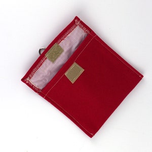 Dog Treat Bag, Red Dog Treat Holder, Dog Walking Bag, Dog Training ...