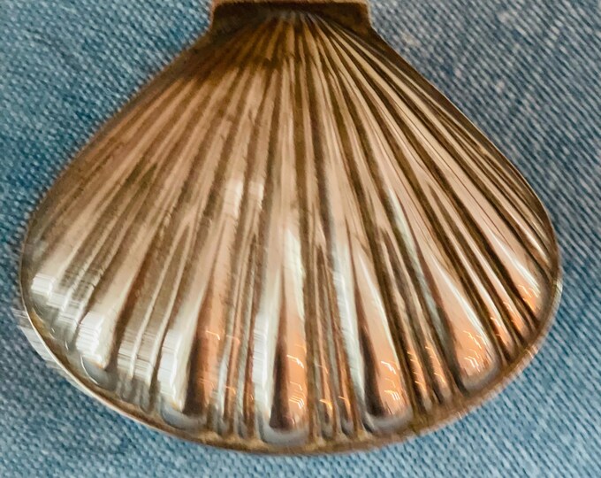 Silver Plate Clam Shell Box With Red Velvet Lining, Trinket Box - Etsy