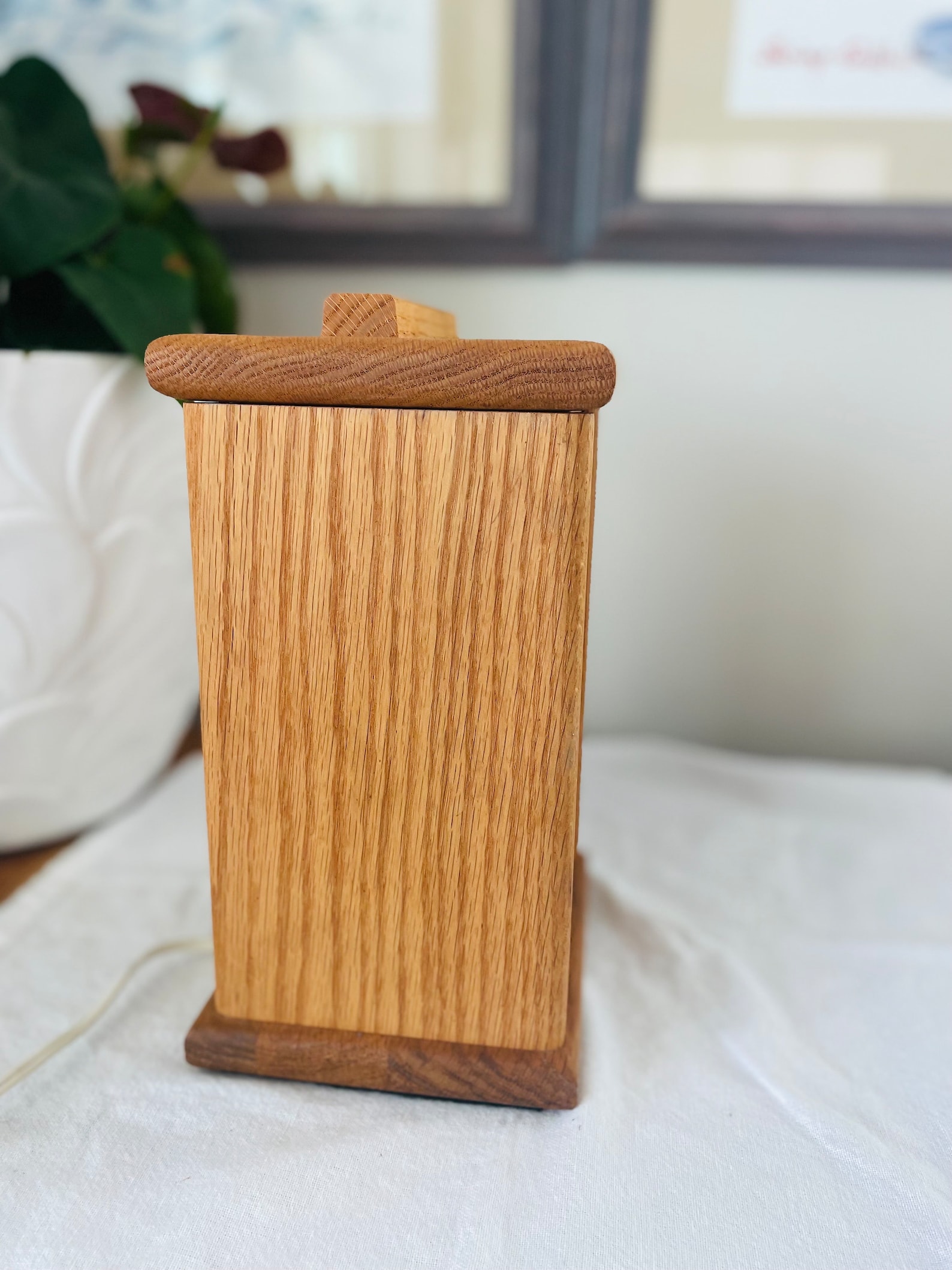 Hand Made Wood Light Box With Cross Cutout, 1997 - Etsy