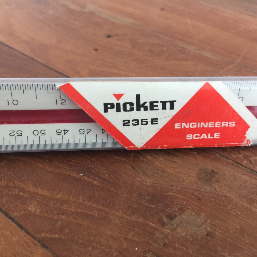 Vintage Pickett Engineers Scale P235E Drafting Architect - Etsy