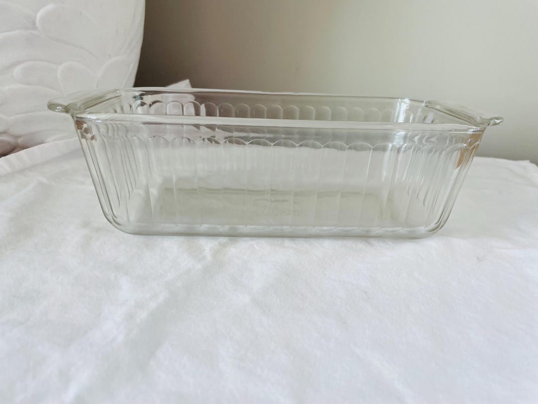 Vintage Clear Ribbed Pyrex Loaf Dish, Bread Loaf Pan #213-S, 1.5QT - Etsy