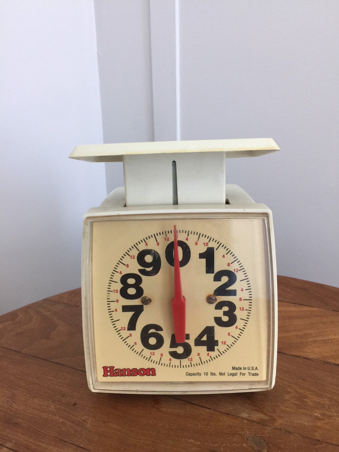 Vintage 10 Lbs Hanson Scale Acrylic Table Scale Farmhouse - Etsy