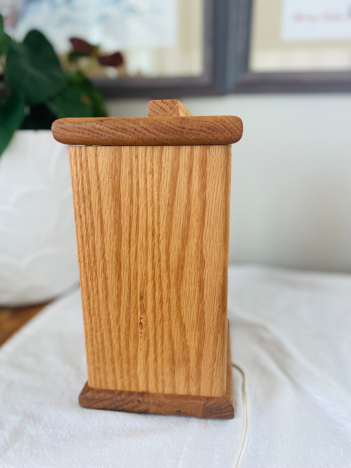 Hand Made Wood Light Box With Cross Cutout, 1997 - Etsy