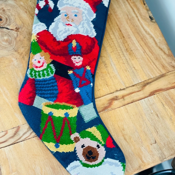 Needlepoint Stocking - Etsy