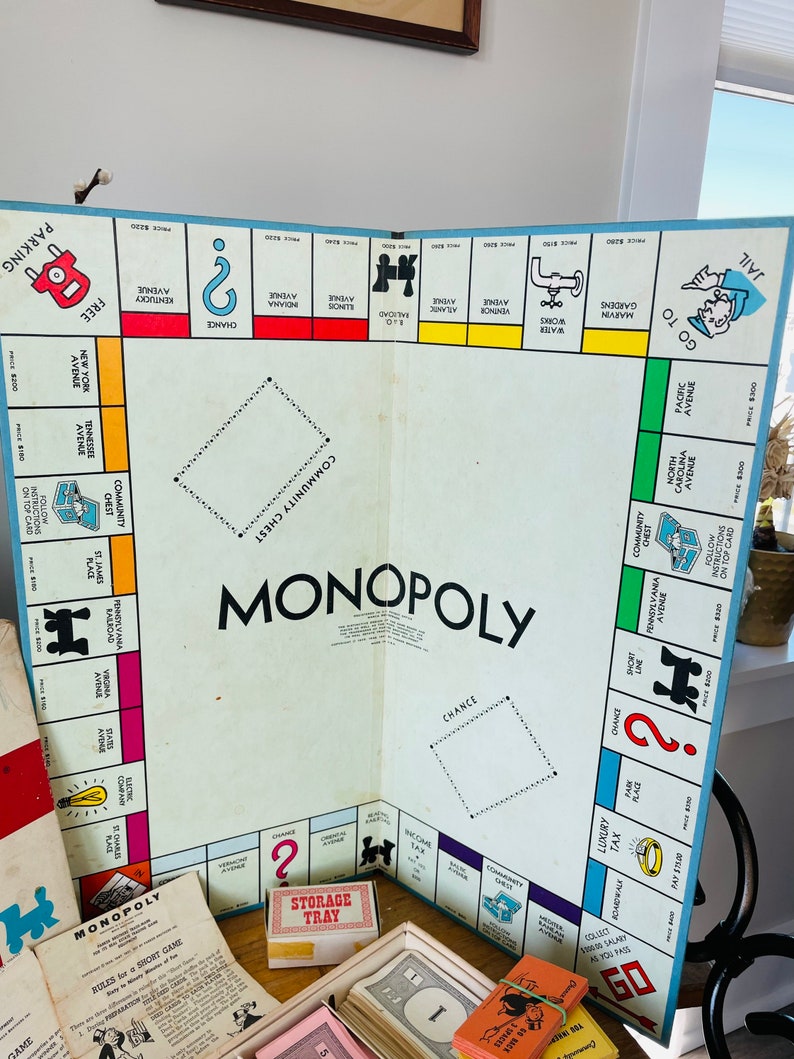 Vintage Monopoly Board Game Metal Player Tokens 2 Red - Etsy