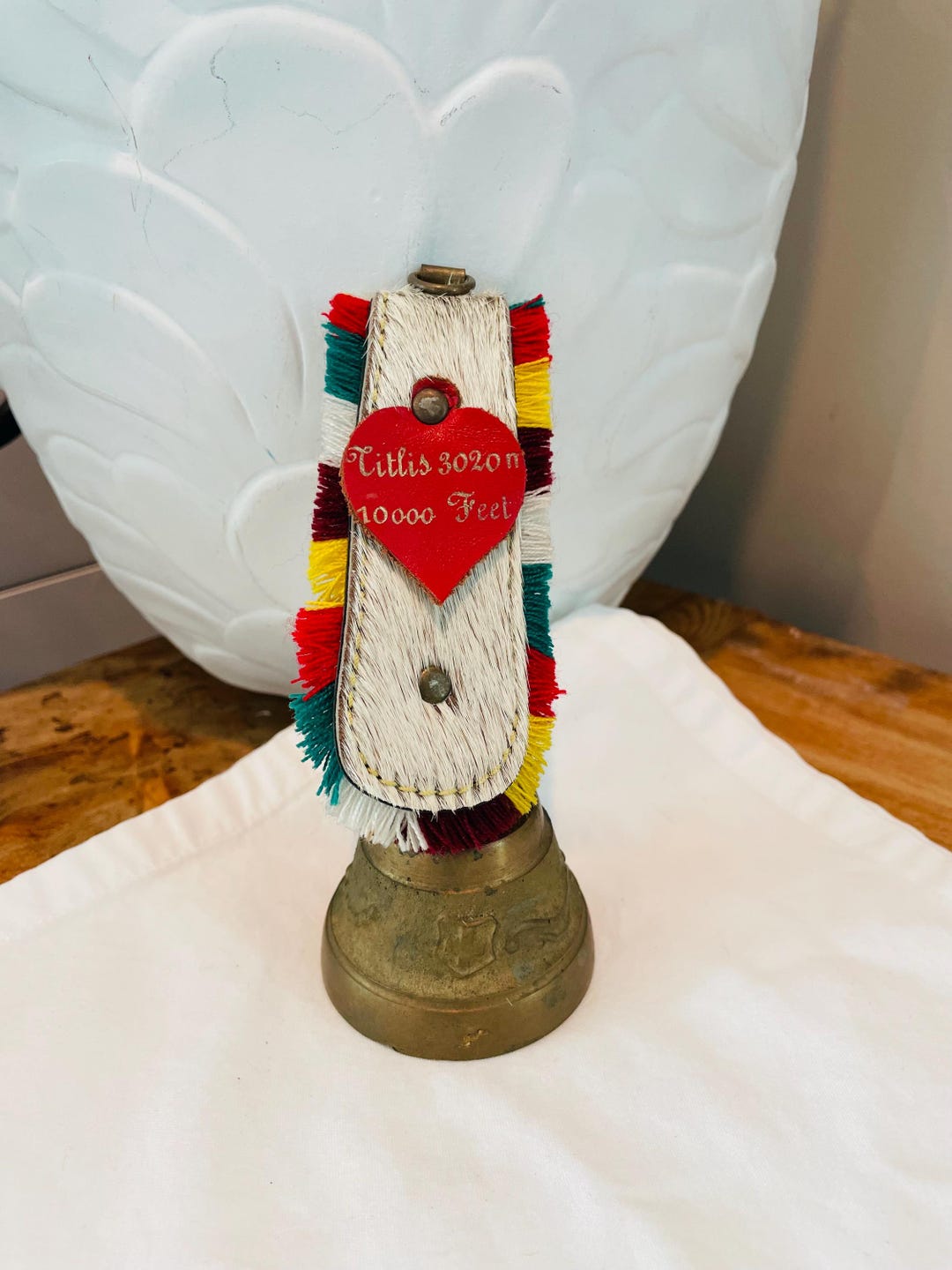 Authentic Swiss Cow Bell, Brass Decorative Bell, Titlis 3020N, 10000 ...