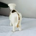 Vintage Cream Color Cow Creamer With Red Tulip, Gold Trim, Collectible ...