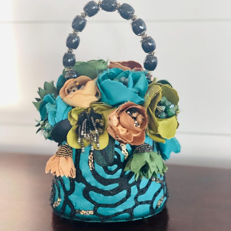 Purse Style Bouquet - Etsy