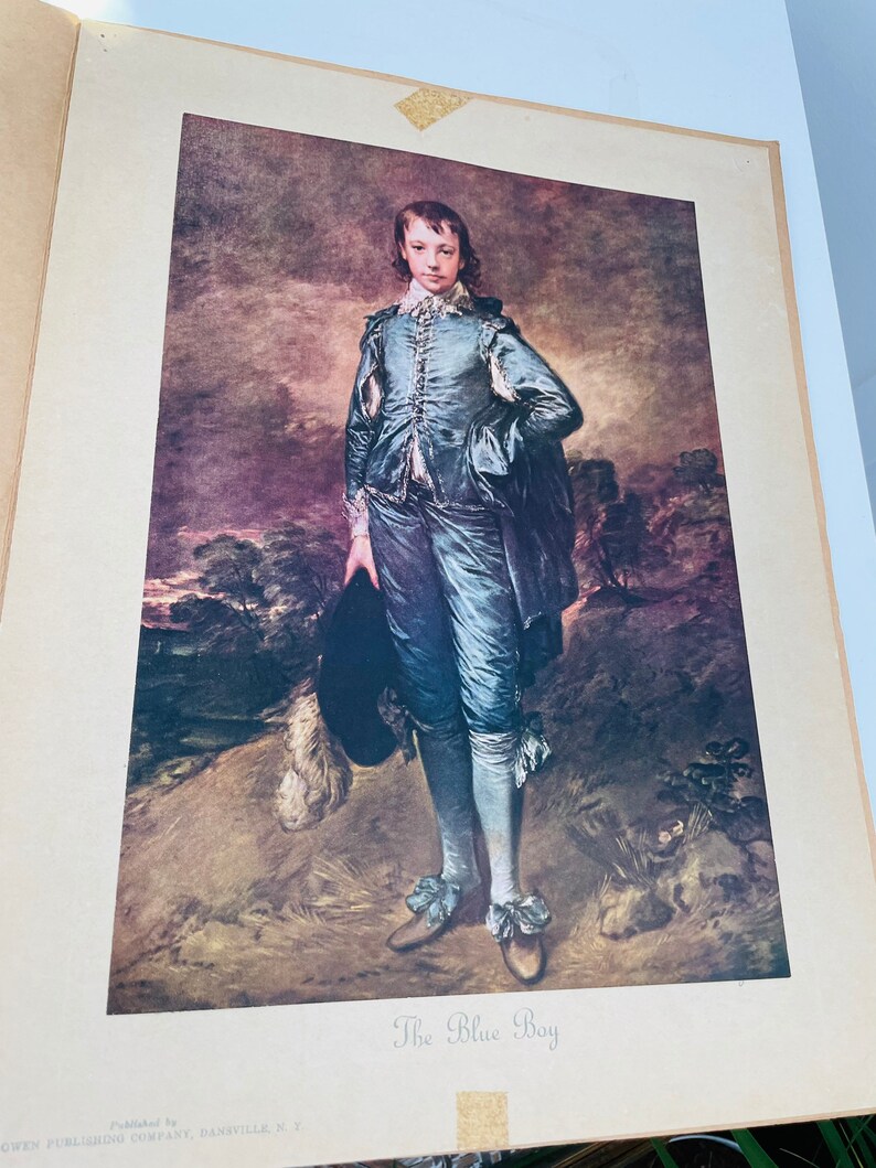 Instructor Picture Study Series the Blue Boy Thomas - Etsy