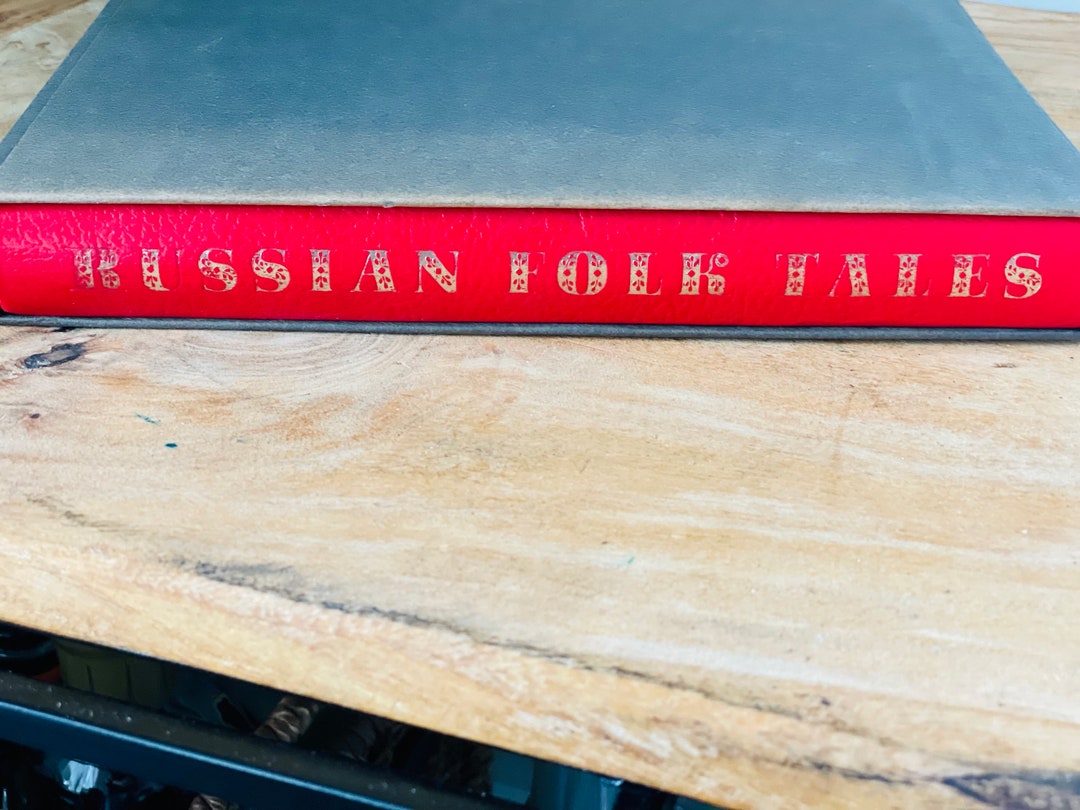 Hardback Book in Slip Sleeve "russian Folk Tales" in English, Edited by ...