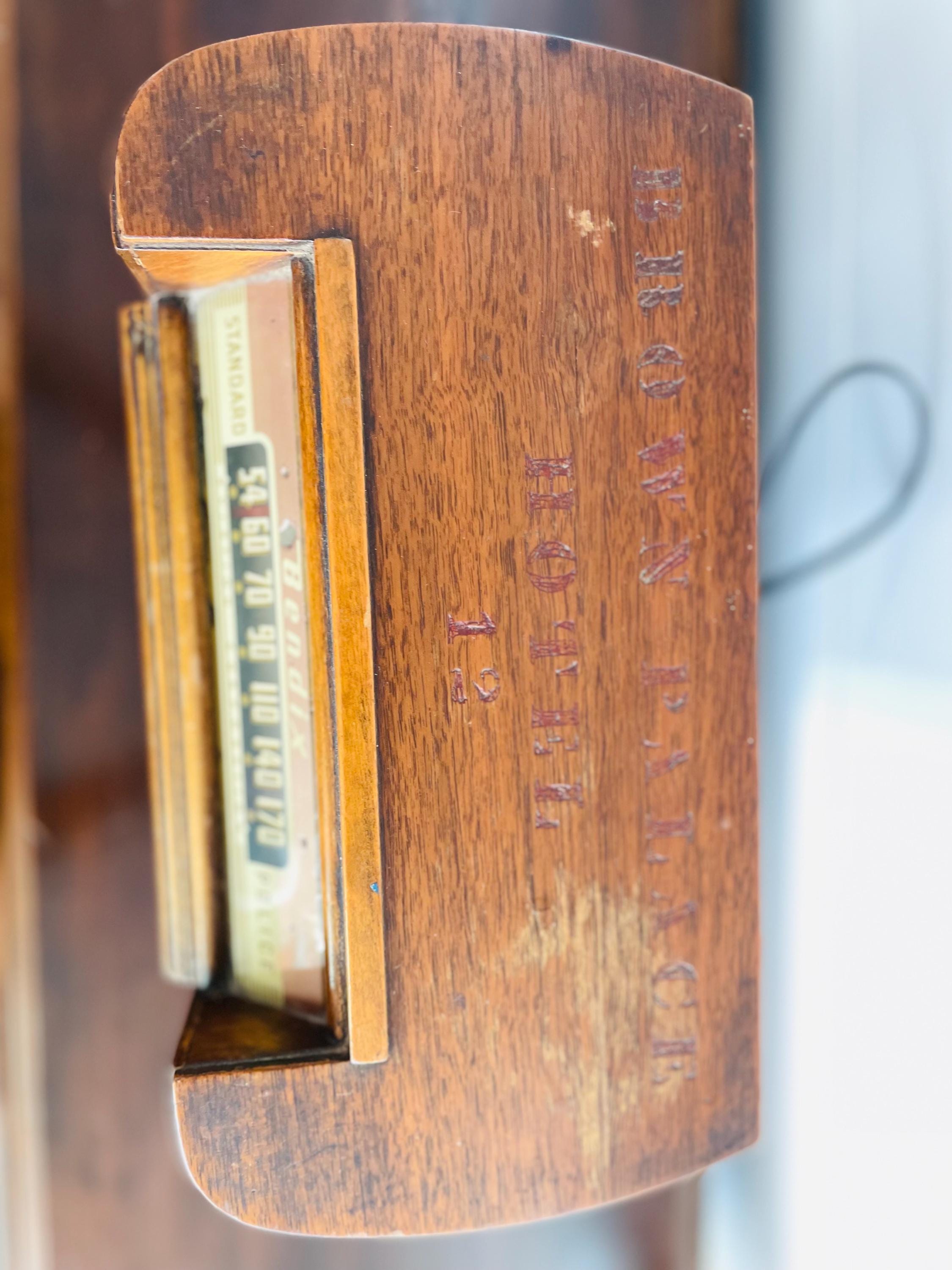 Vintage 1946 Bendix Radio - Tube, Wood Casing, Brown Palace Hotel in CO ...