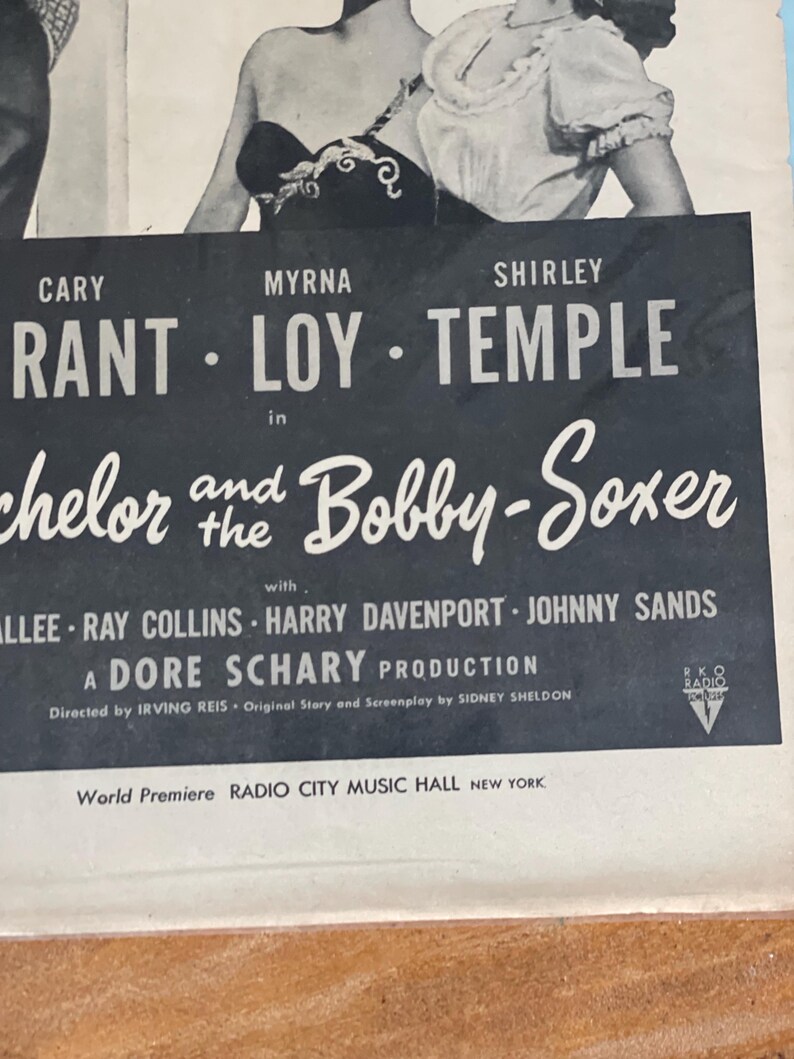 3 Vintage Print Ads of Shirley Temple, Cary Grant, Robert Young, Child ...