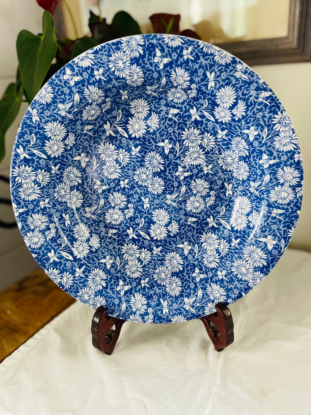 Spode Penny Lane Floral Bowl, Blue and White, Sudbury Shade ...