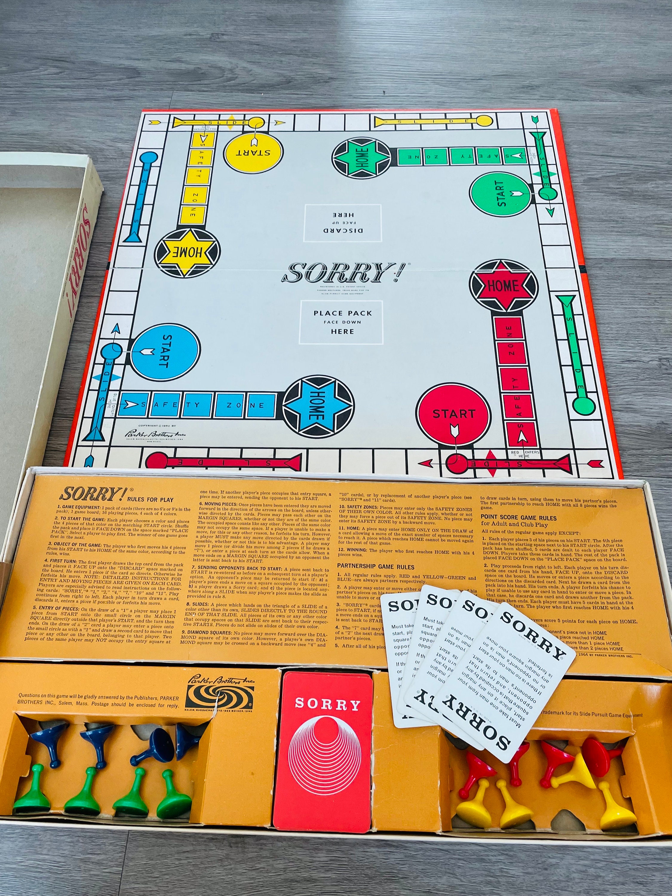 Sorry Game Cards Replacement