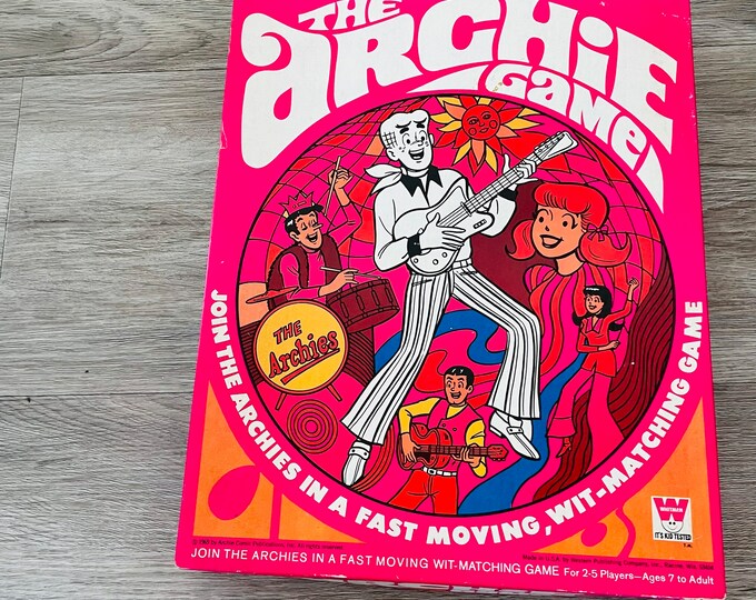 Vintage 1969 the Archie Game, Board Game - Etsy
