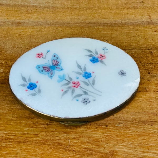French Enamel Compact - Etsy