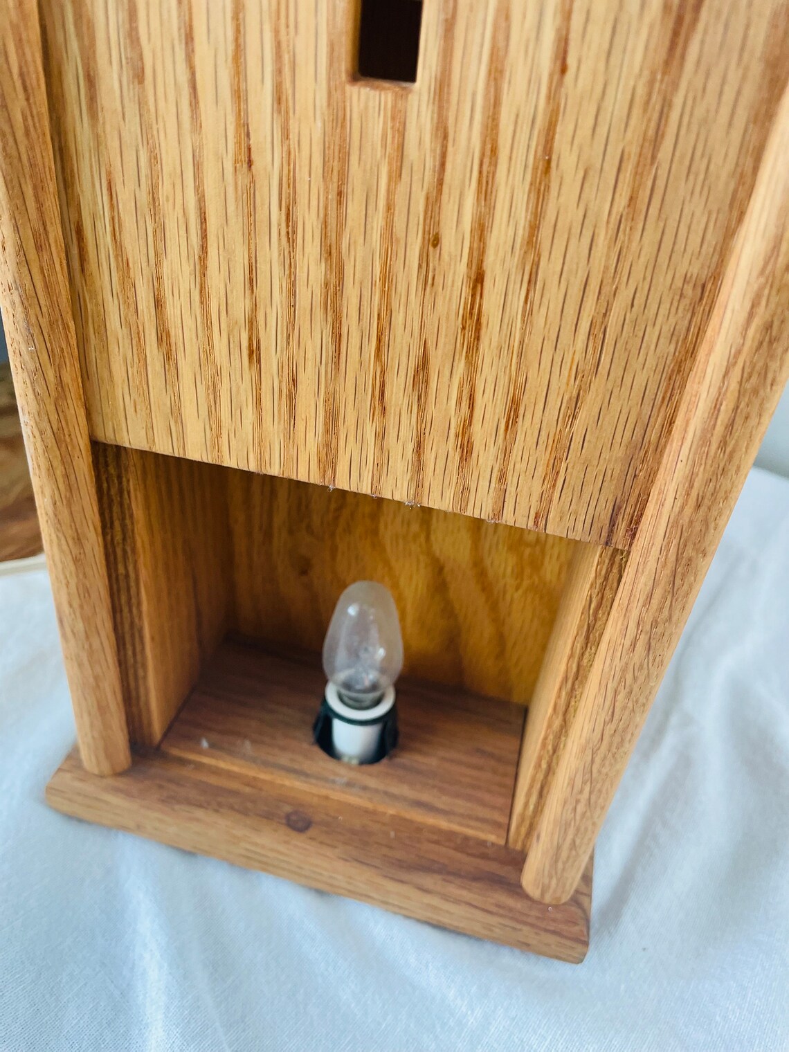 Hand Made Wood Light Box With Cross Cutout, 1997 - Etsy