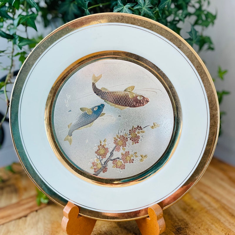 Chokin Japanese Plate - Etsy