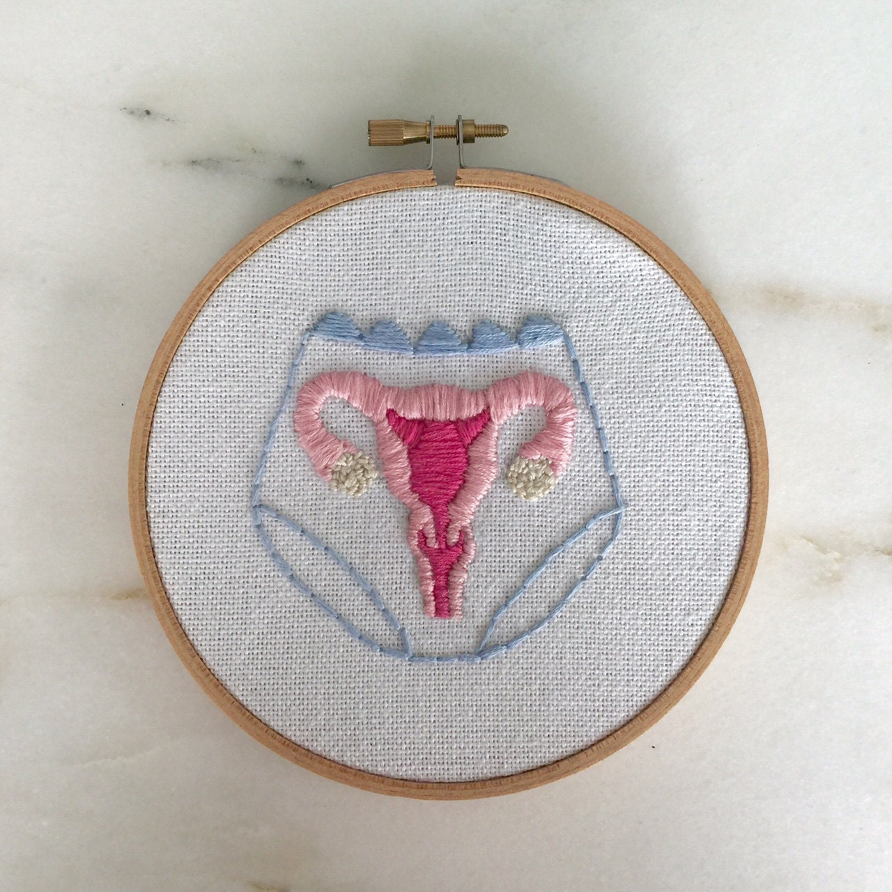 Uterus Undies Embroidery - Etsy