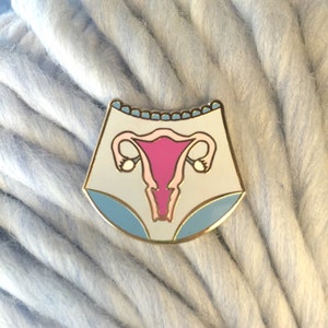 Uterus Undies Pin - Etsy