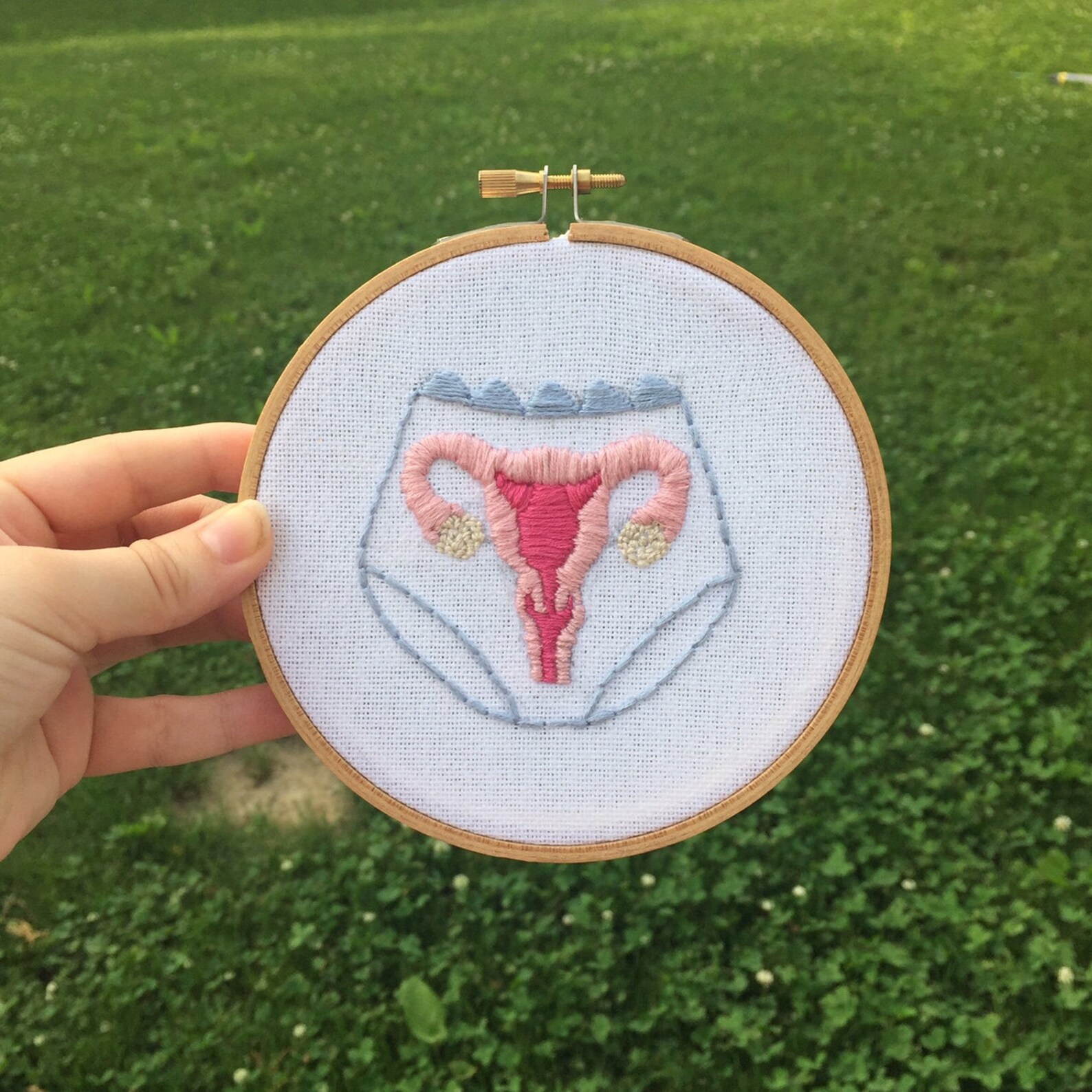 Uterus Undies Embroidery - Etsy