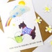 Get Well Soon Card Cute Dog Stationary Dog Lover Gift - Etsy
