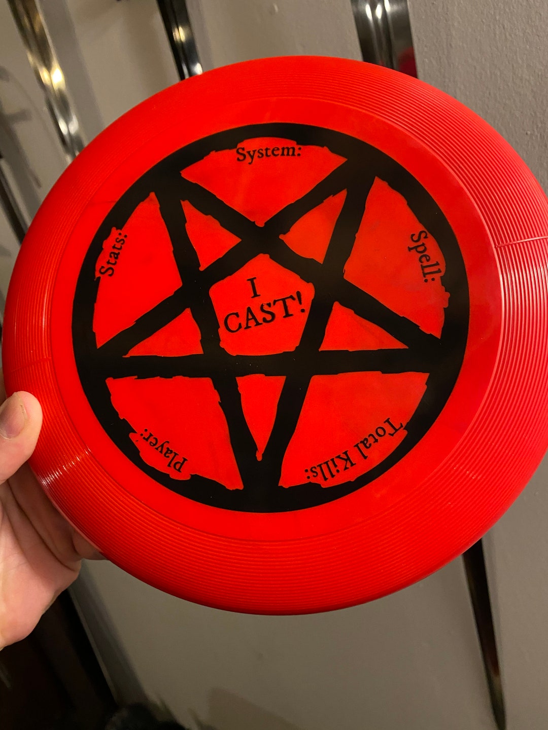 Damage Disc (frisbee) - Dungeons and Dragons, Pathfinder Dungeon Master ...