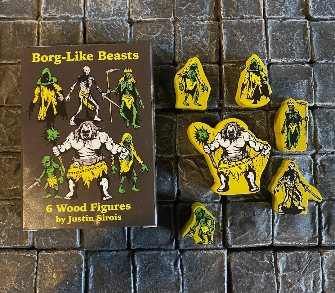 Borg-like Beasts - Small Party Set 6 - Minis for Mork Borg RPG - Etsy
