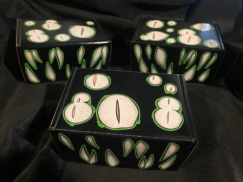 Four (4) Make Your Own Mimic Gift or Loot Box - Dungeons and Dragons ...