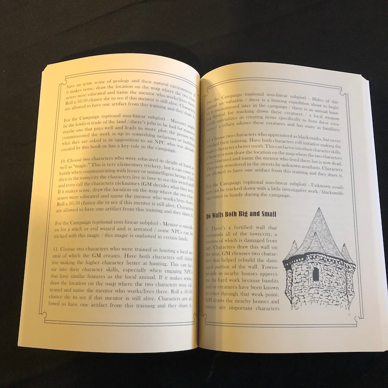 Party Backstory Generator Softcover PDF D&D Dnd Dungeons - Etsy