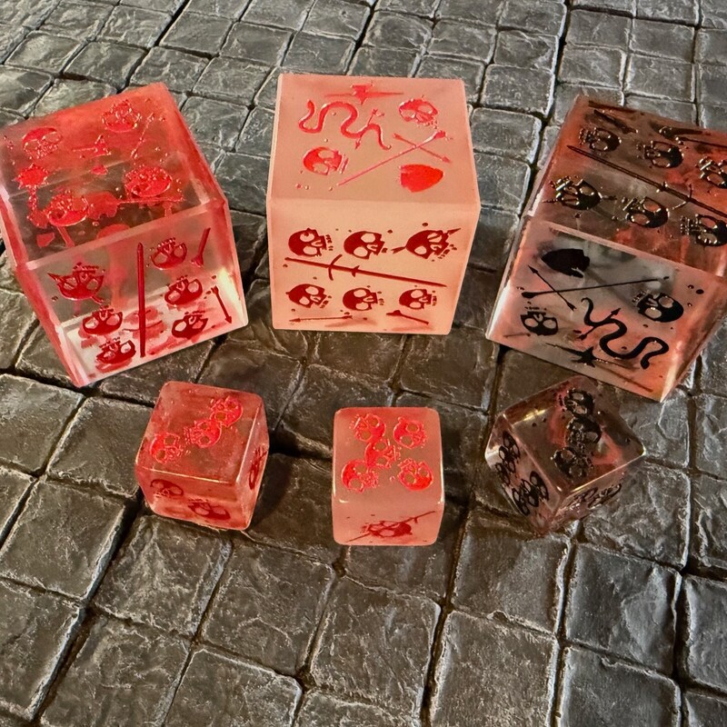 Three Sides Dice - Etsy