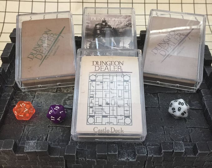 ALL FOUR Dungeon Dealer Decks - Dnd, Dungeons and Dragons, Pathfinder ...
