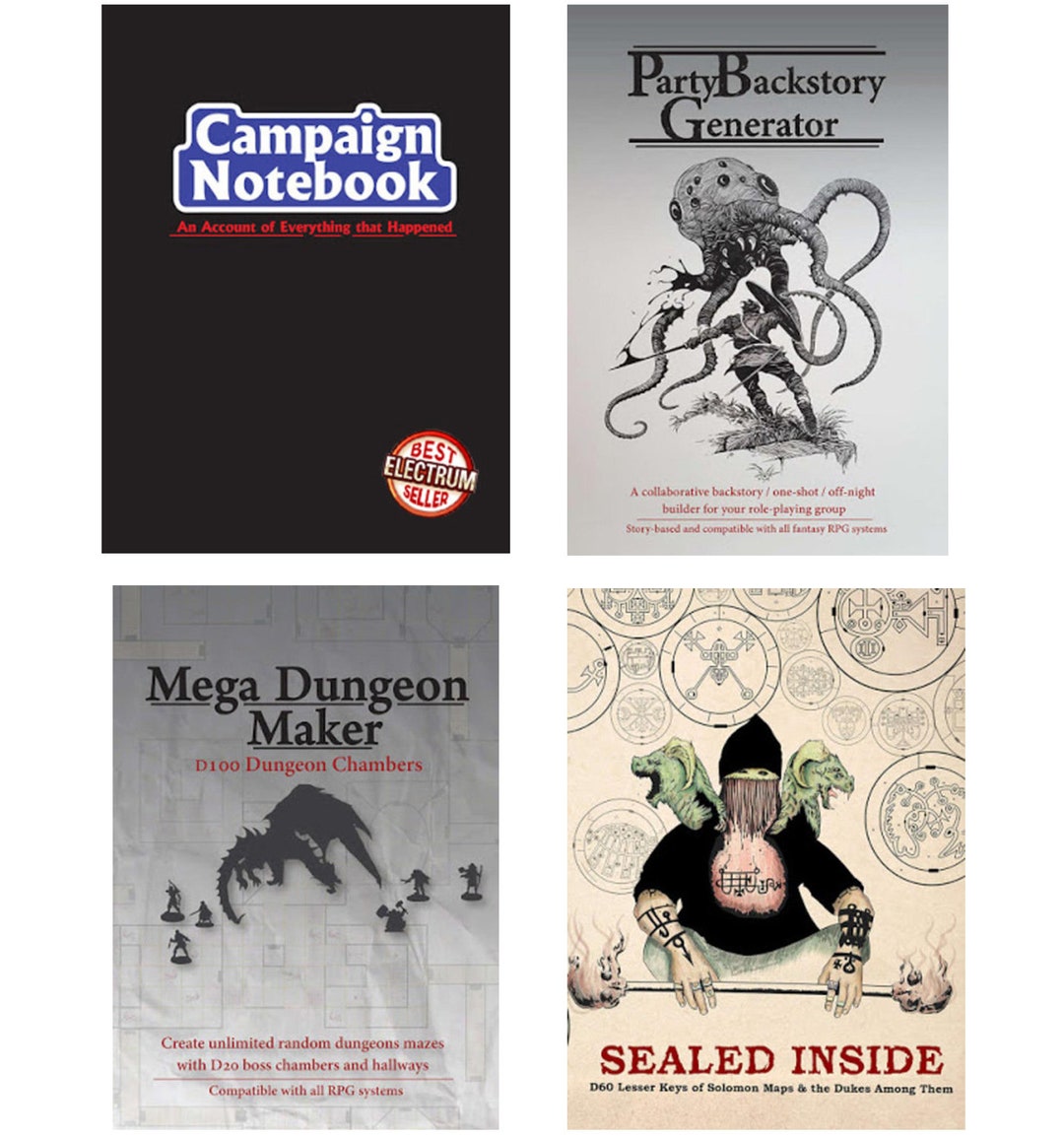 Severed Books PDF Bundle, 4 Books in All, D&D, Dnd, Dungeons and ...
