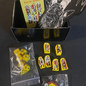 Mork Borg Mystery Box Bundle With Minis, Dice Set, Enamel Pin, and a ...
