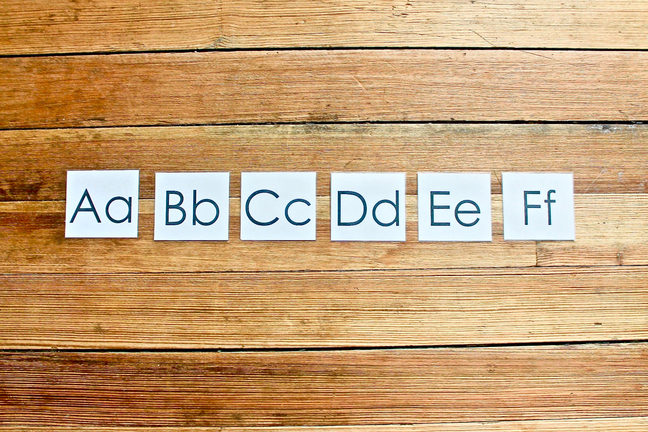 Montessori Sign Language Alphabet Matching Flashcards - Etsy