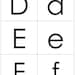 Basic Upper and Lowercase Montessori Waldorf Alphabet Matching Cards - Etsy